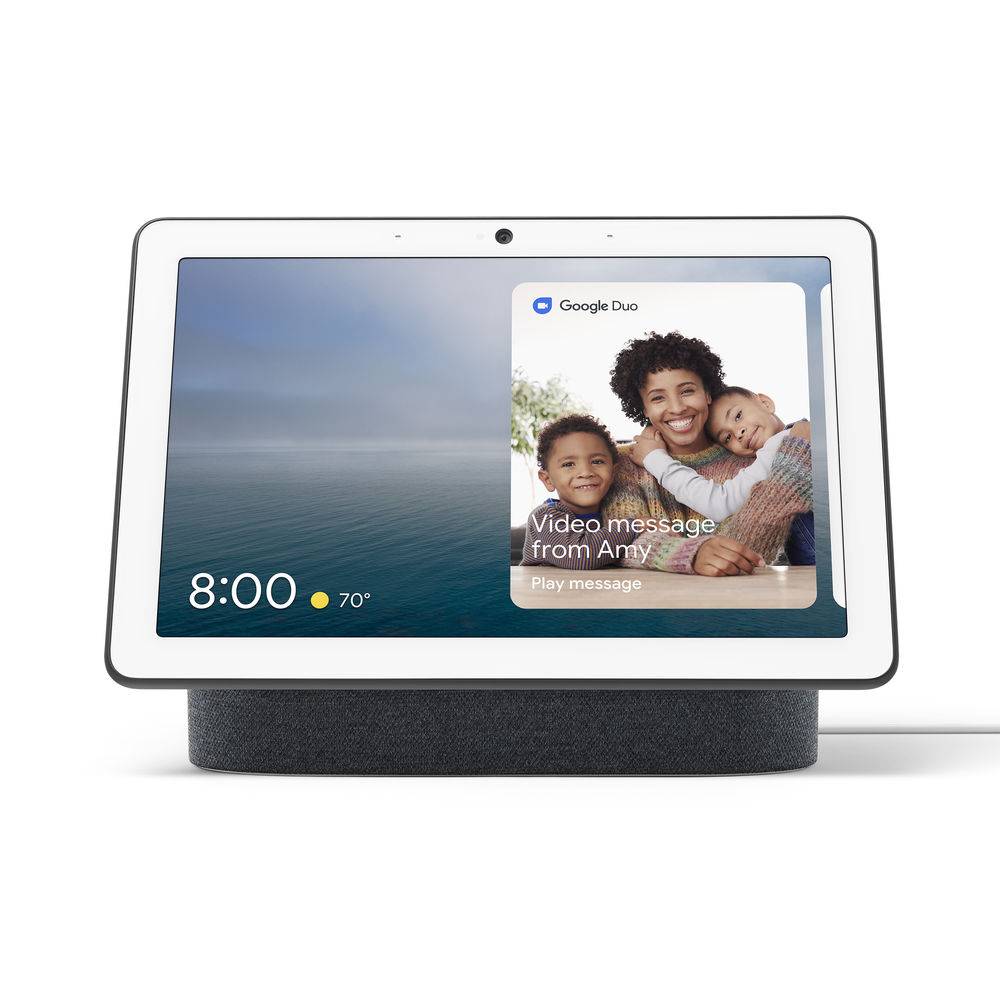 Google GA00639-US Nest Hub Max Smart Display with Google Assistant - Charcoal