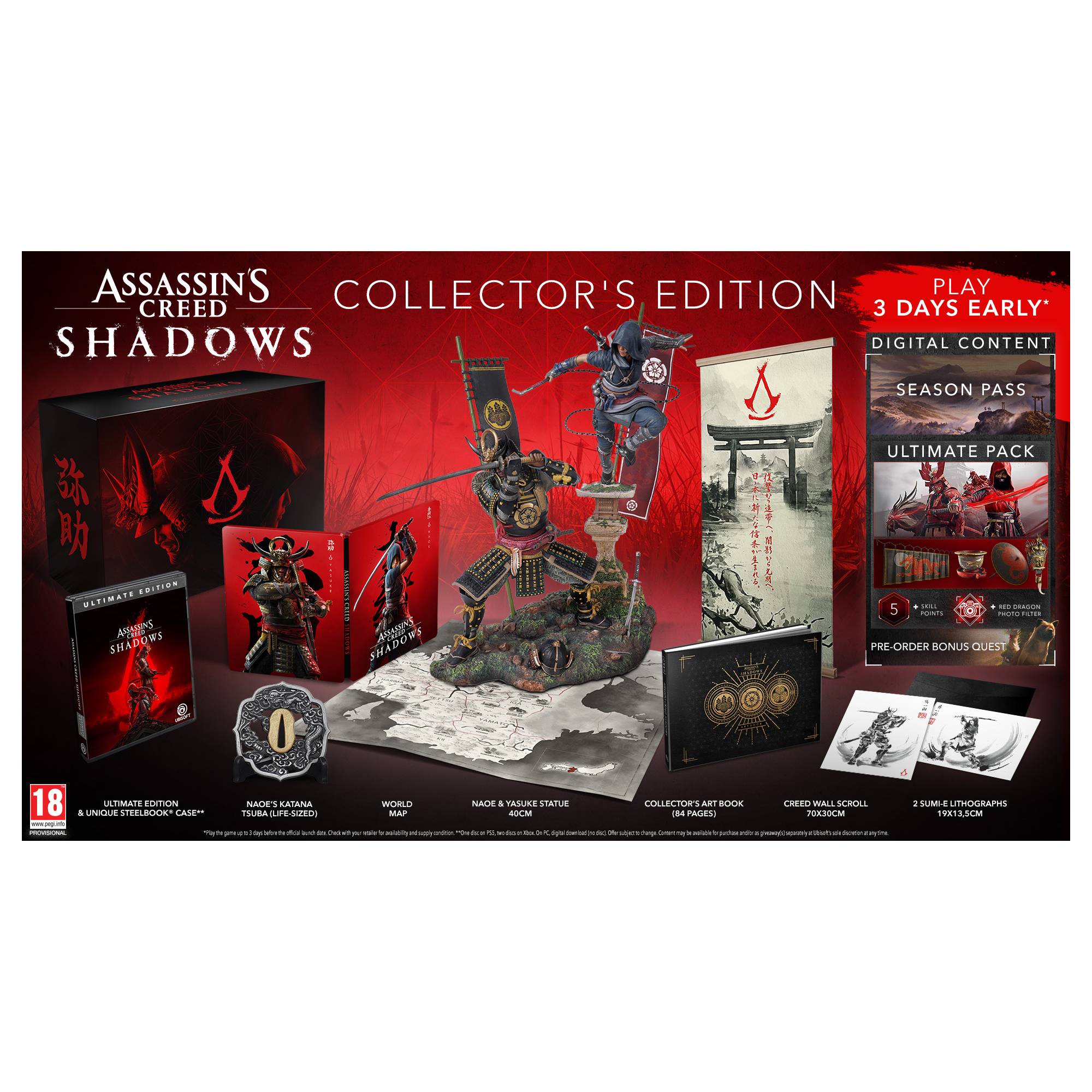 PS5 ASSASSINS CREED SHADOWS COLLECTOR EDITION