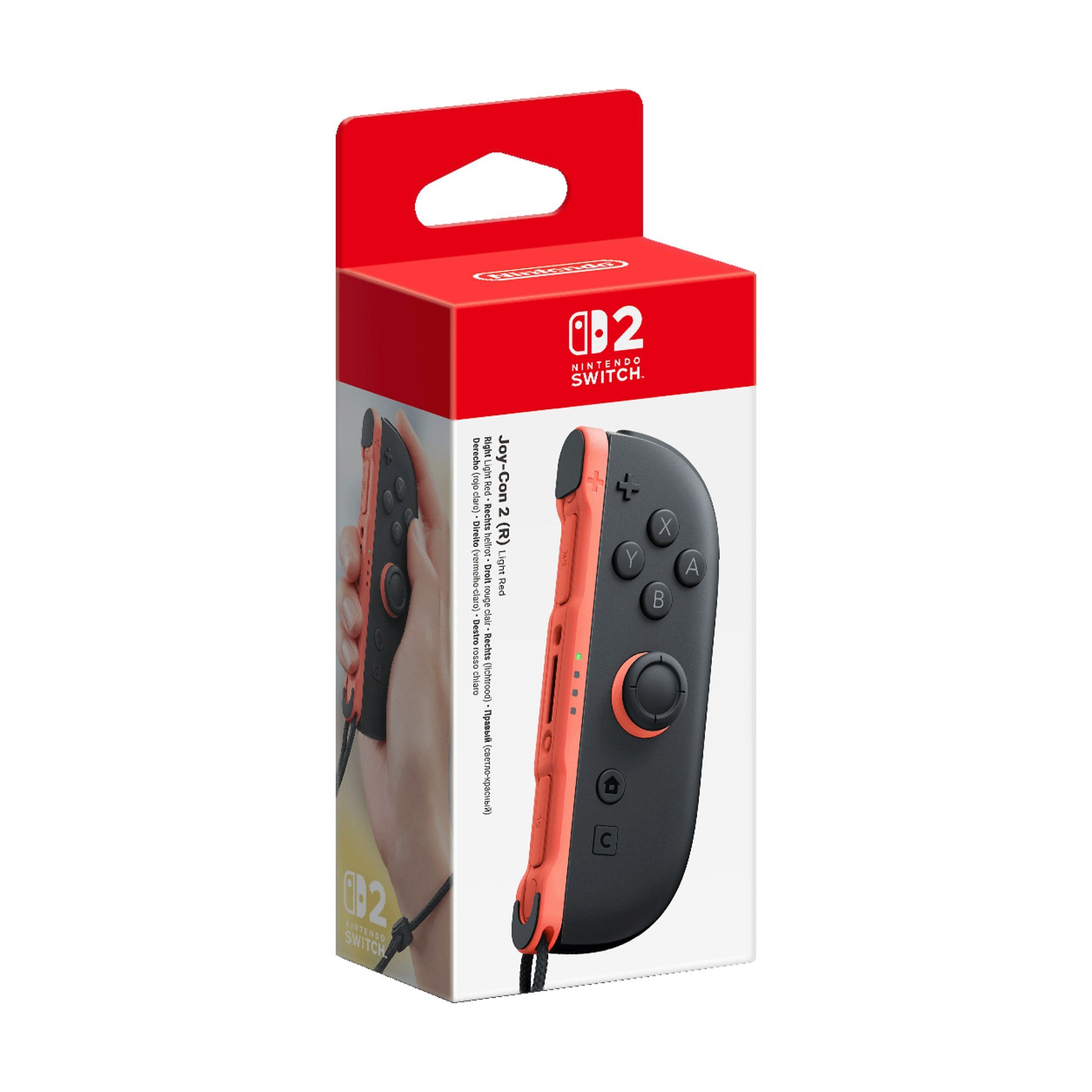 NINTENDO SWITCH-2 JOY-CON RIGHT (LIGHT RED)