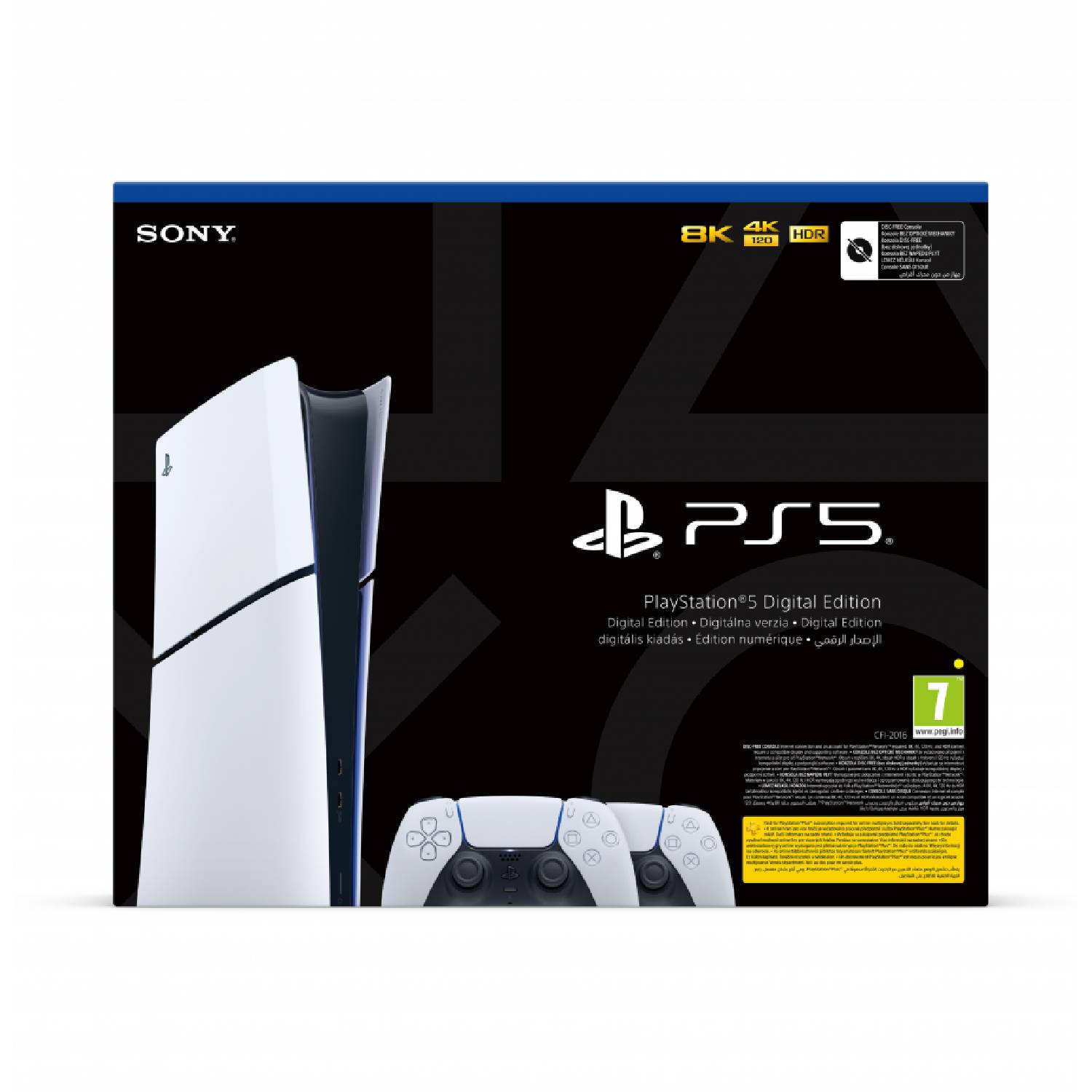 PlayStation 5 Slim Digital Edition D chassis + PS5 Dualsense Wireless ...
