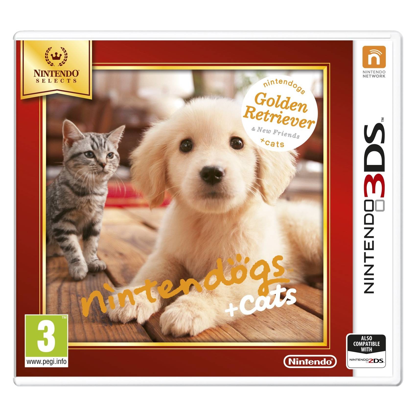 NINTENDO 3DS DOGS+CATS: GOLDEN RETRIEVER igra
